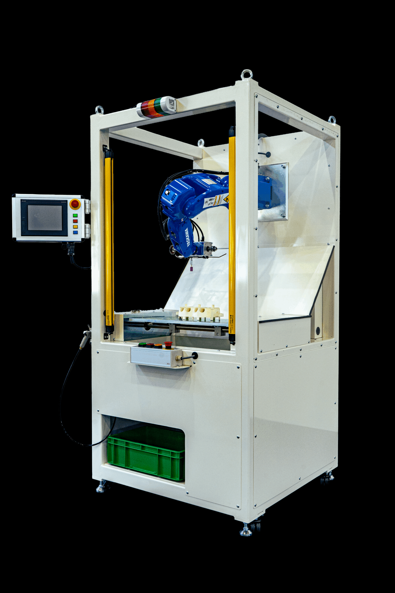 中子バリ取りロボット「NBR」シリーズのラインナップ紹介｜MATSUSHITA ROBOT FACTORY｜静岡県磐田市、株式会社松下工業